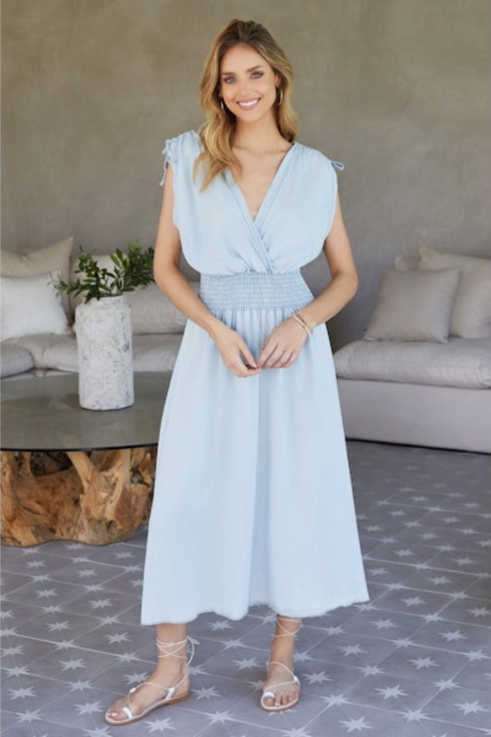 Tencel Smocked Waist Dress | Love, JUDE Clothing