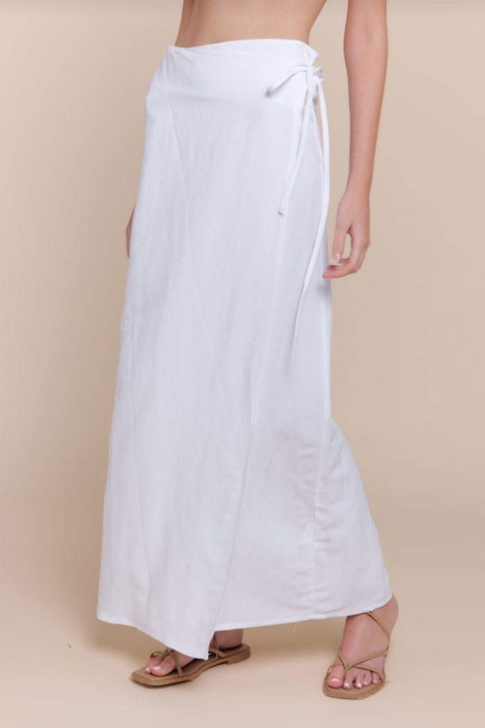 Beatrice Linen Wrap Skirt | Love, JUDE Clothing