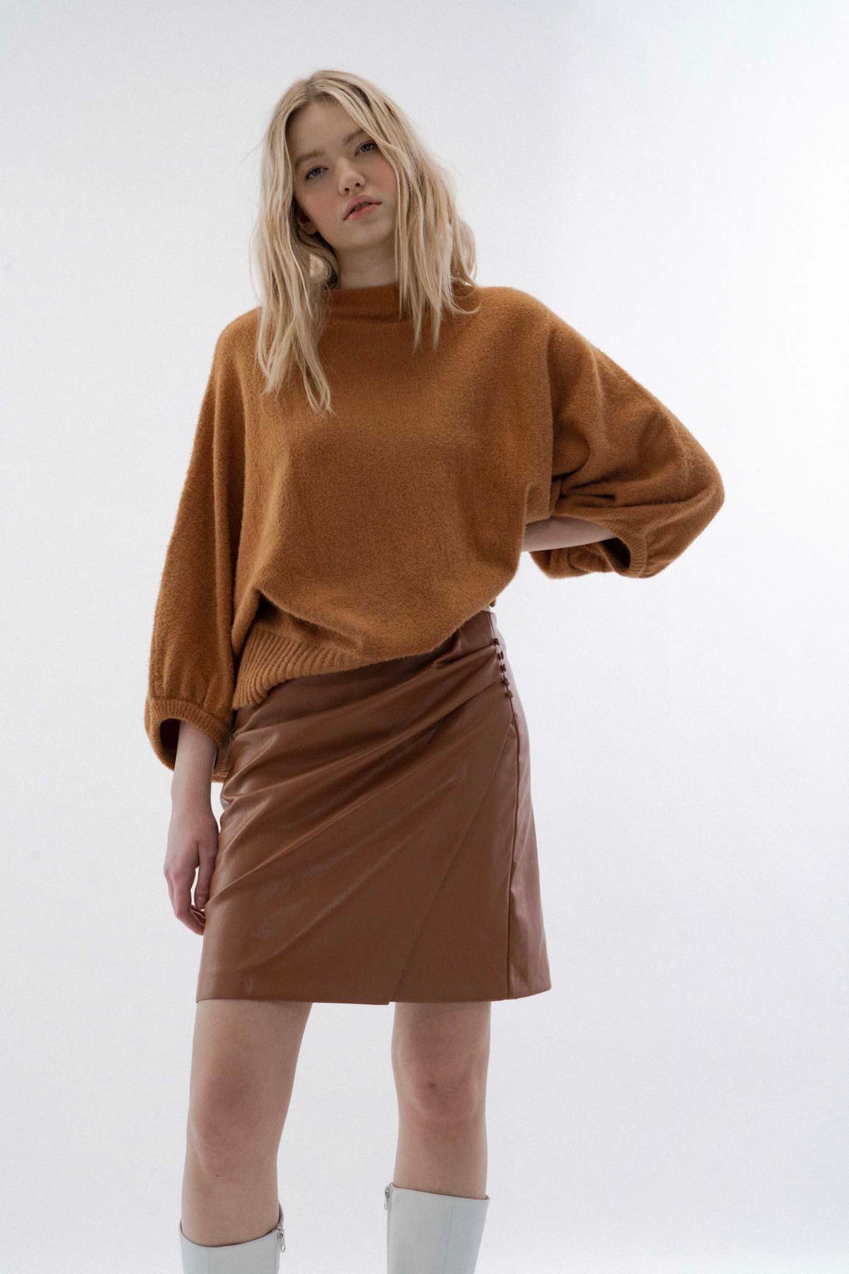 Melissa Nepton Bettany Copper Sweater | Love, JUDE Clothing