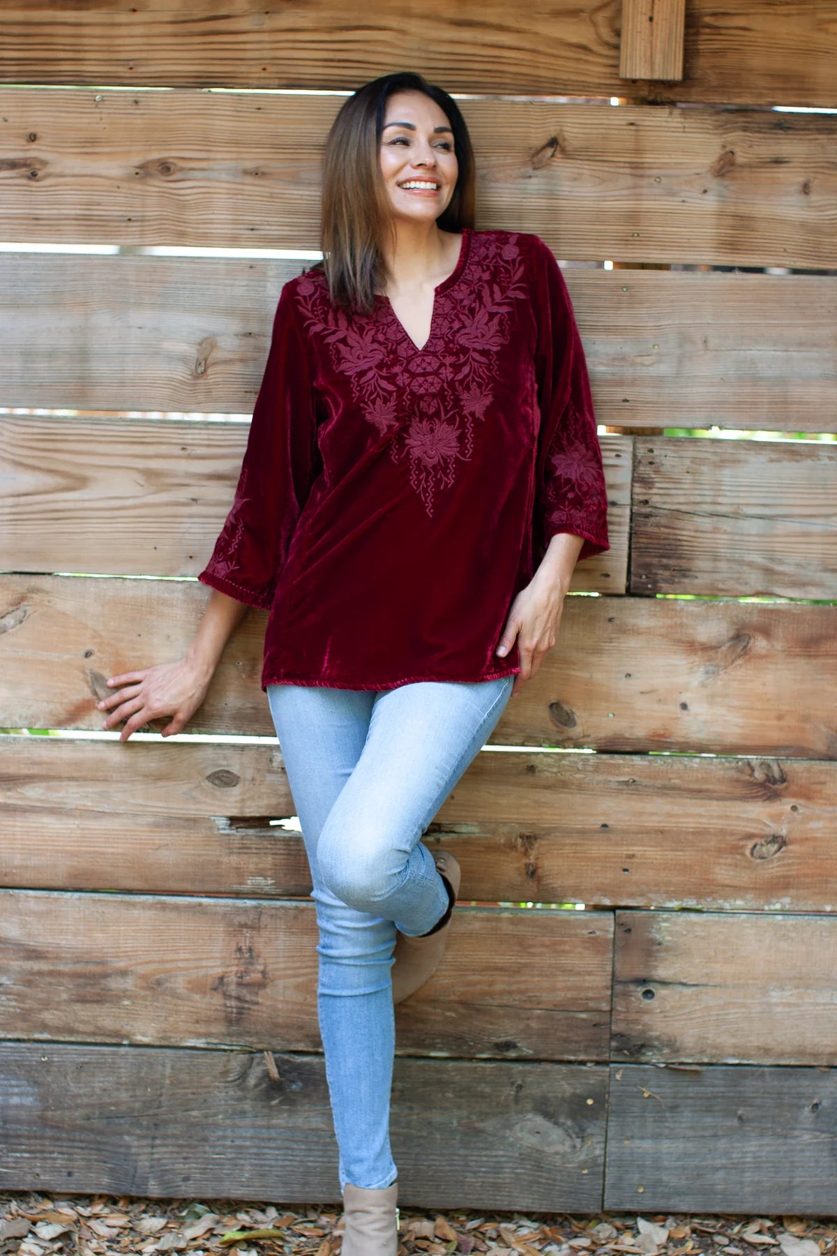Aelly Velvet Blouse | Love, JUDE Clothing